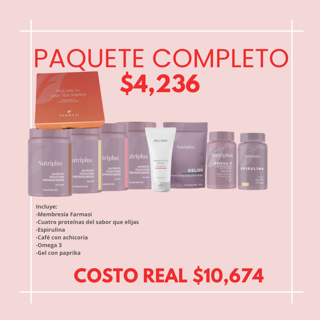 Paquete completo TRANSFORMATE – Fitelamx