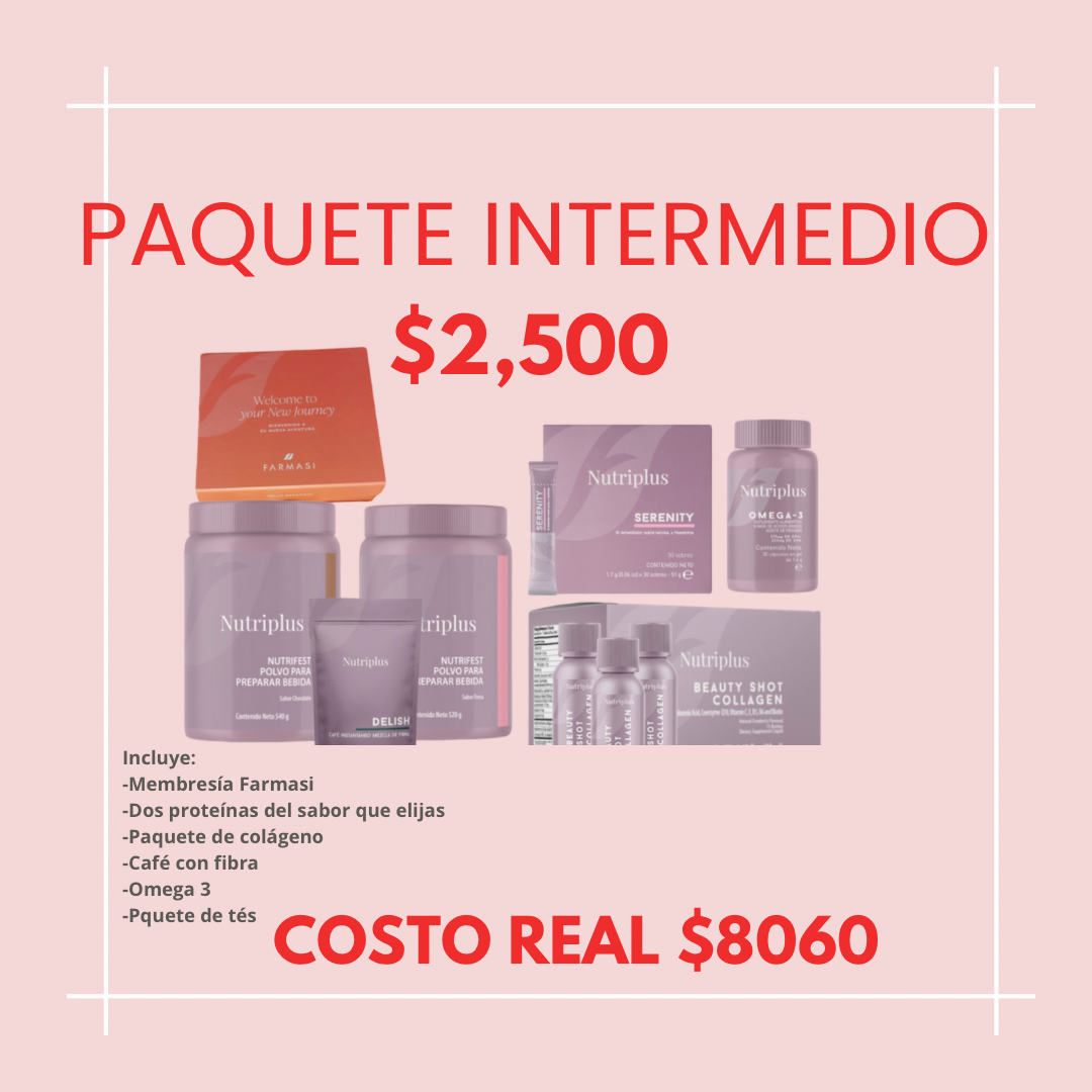 Paquete intermedio TRANSFORMATE – Fitelamx